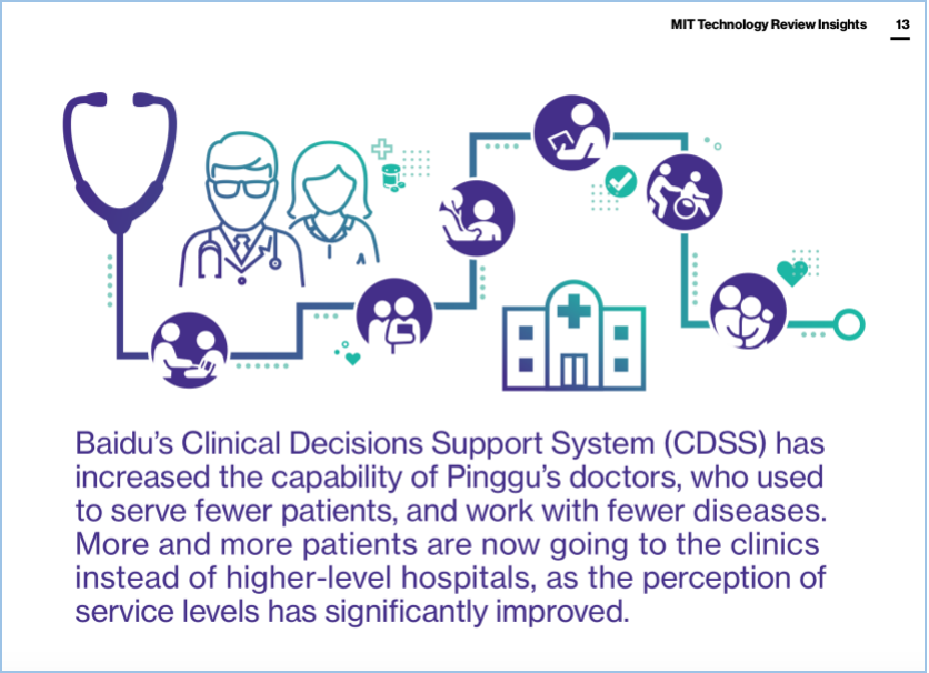 《麻省理工科技评论》调研亚洲 AI 医疗发展，百度 CDSS 初显独有价值 | 极客公园